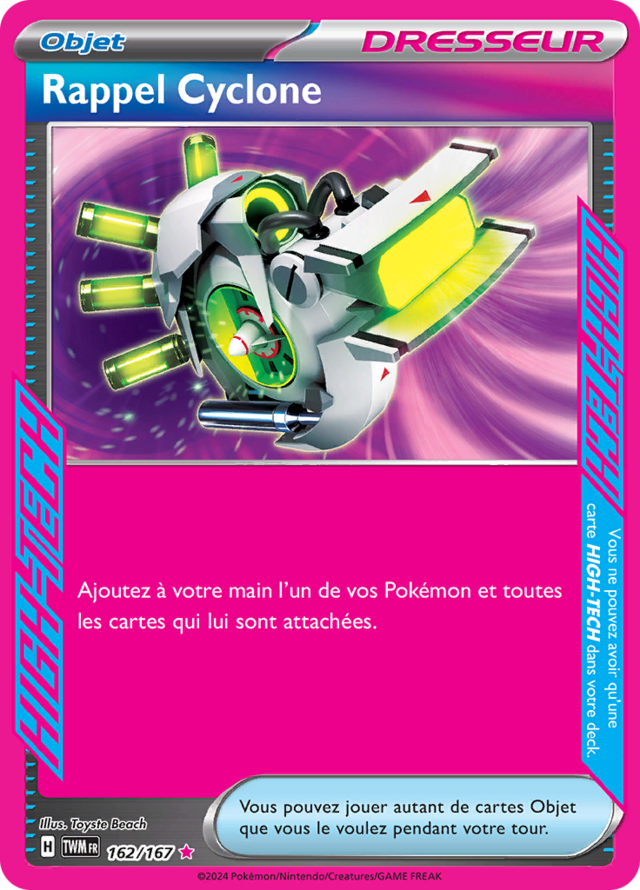 Rappel Cyclone (Écarlate et Violet Mascarade Crépusculaire 162) — Poképédia