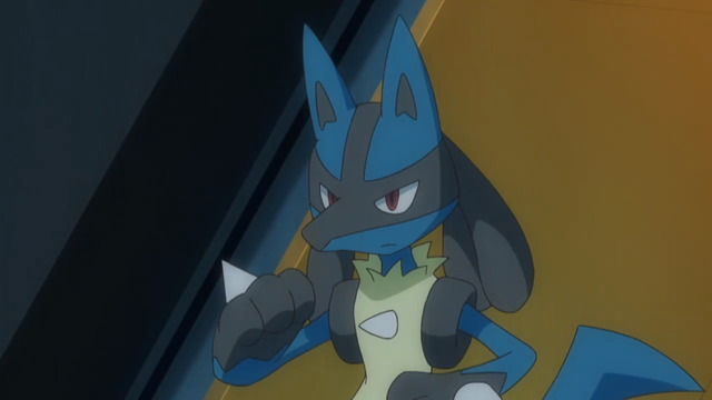 Lucario du Professeur Euphorbe — Poképédia
