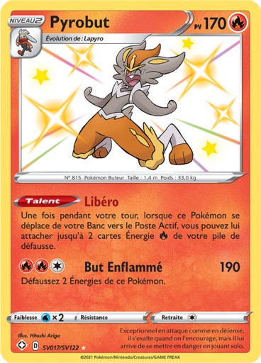 Pyrobut (Destinées Radieuses SV017) — Poképédia