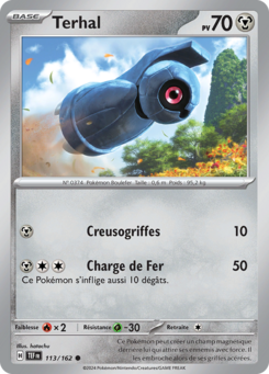 Terhal (Écarlate et Violet Forces Temporelles 113) — Poképédia