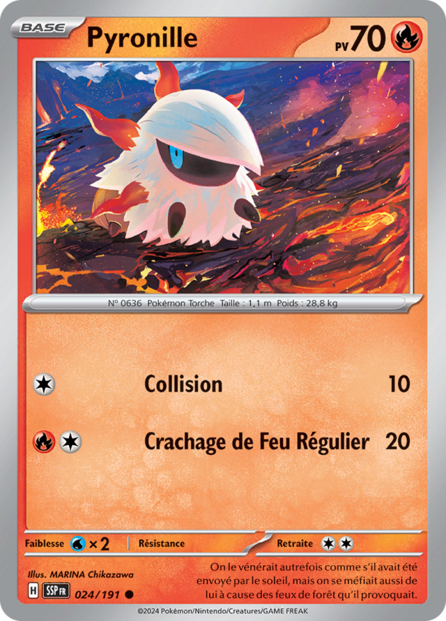 Pyronille (Écarlate et Violet Étincelles Déferlantes 024) — Poképédia