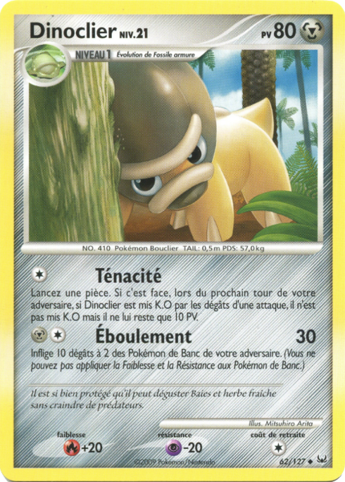 Dinoclier (Platine 62) — Poképédia