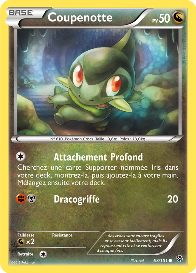 Coupenotte (Noir & Blanc Explosion Plasma 67) — Poképédia