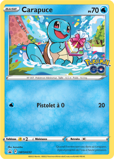 Carapuce (Promo SWSH 233) — Poképédia