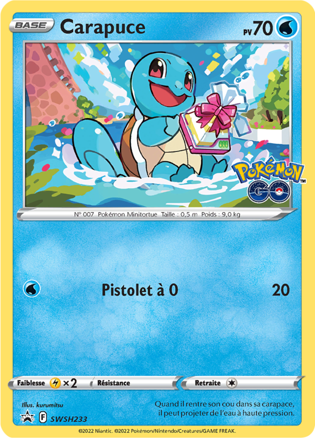 Carapuce (Promo SWSH 233) — Poképédia