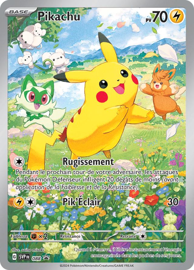 Pikachu (Promo SV 088) — Poképédia