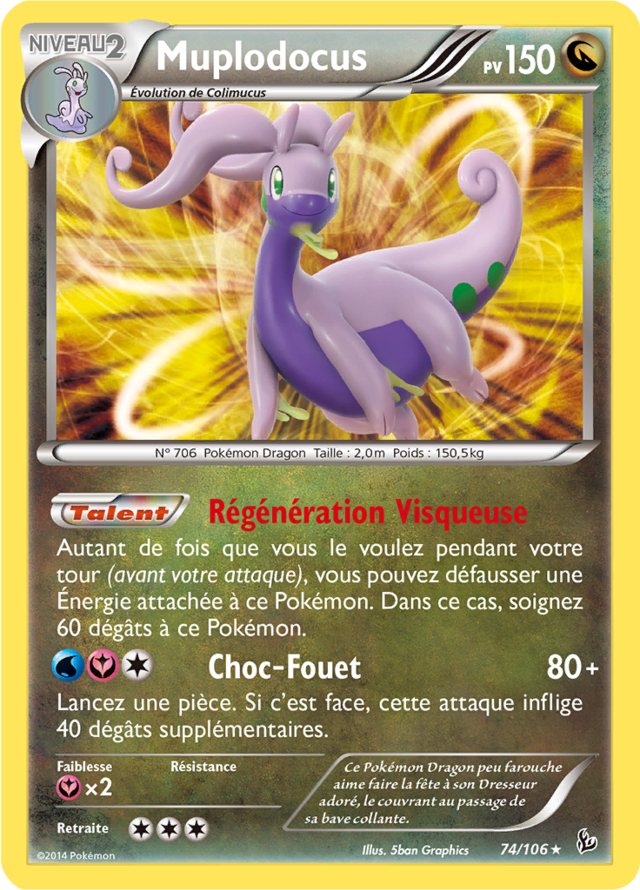 Muplodocus (XY Étincelles 74) — Poképédia