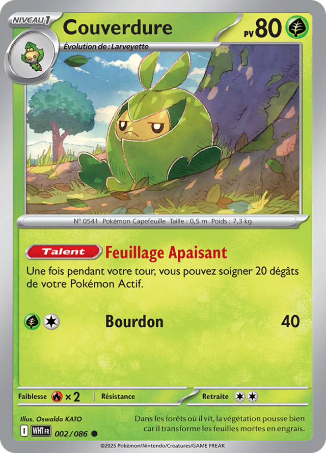 Couverdure (Écarlate et Violet Flamme Blanche 002) — Poképédia