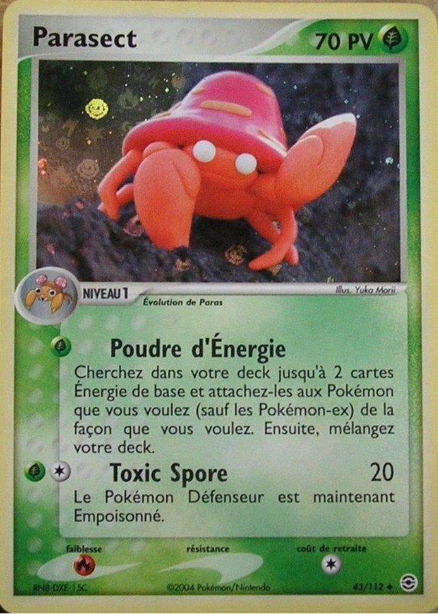 Parasect (EX Rouge Feu & Vert Feuille 43) — Poképédia