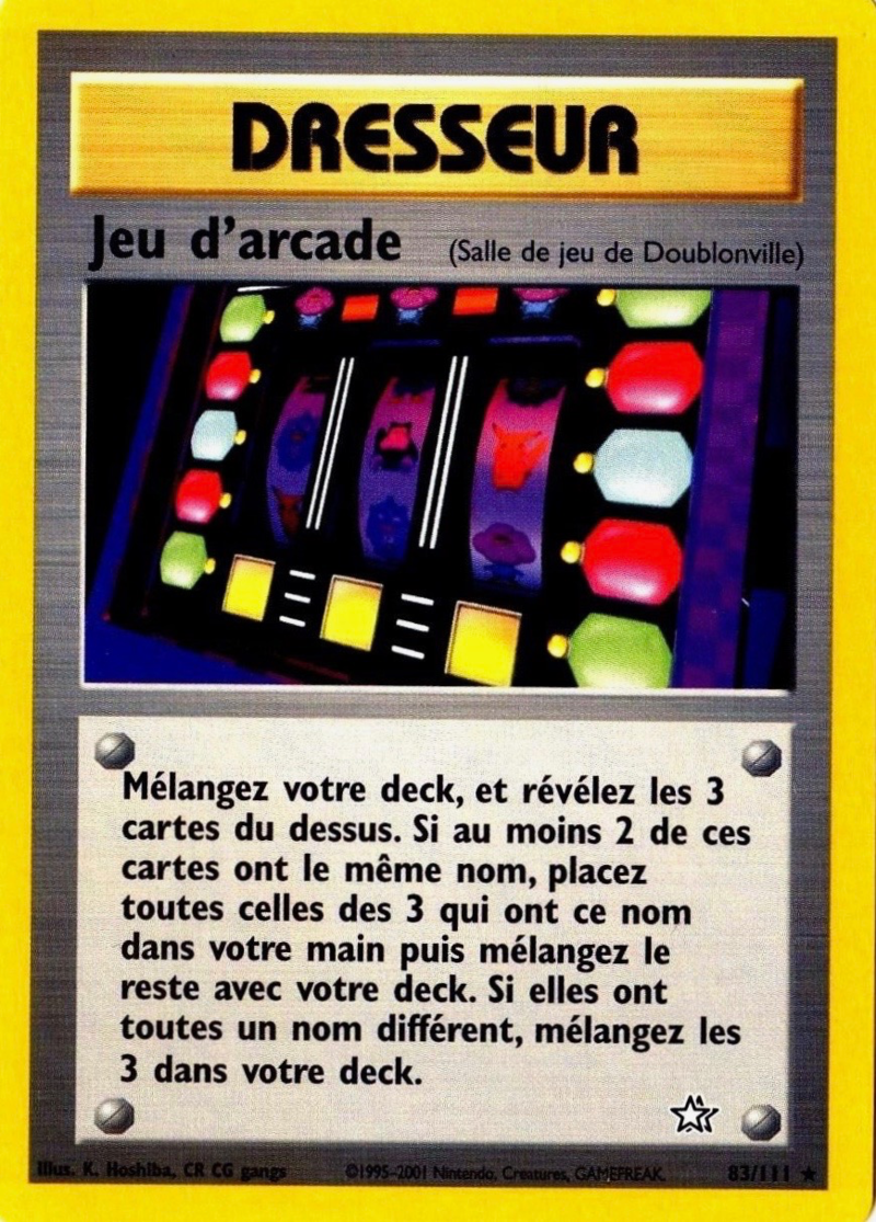 Jeu d'arcade (Neo Genesis 83) — Poképédia