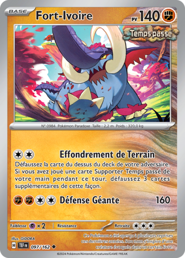 Fort-Ivoire (Écarlate et Violet Forces Temporelles 097) — Poképédia