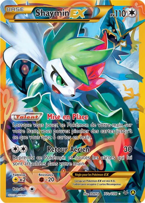 Shaymin-EX (XY Ciel Rugissant 77a) — Poképédia