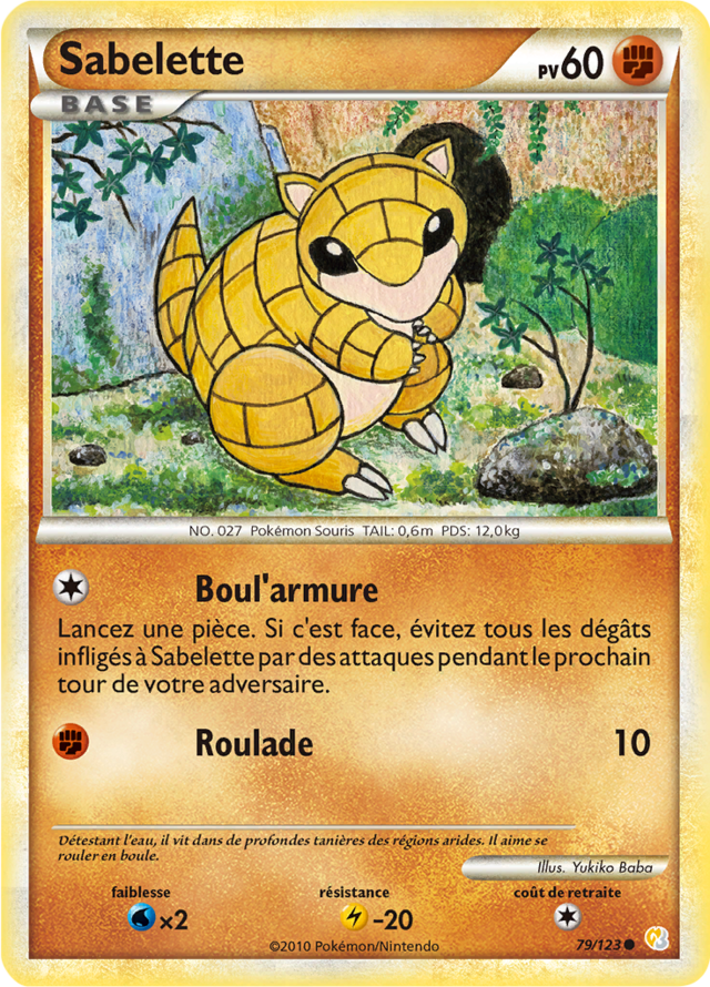 Sabelette (HeartGold & SoulSilver 79) — Poképédia
