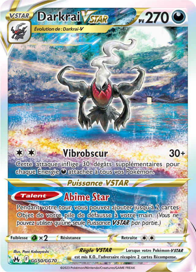 Darkrai-VSTAR (Zénith Suprême GG50) — Poképédia