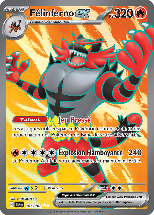 Félinferno-ex (Écarlate et Violet Forces Temporelles 187) — Poképédia