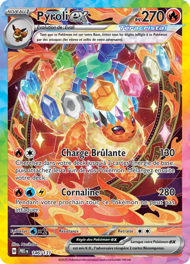 Pyroli-ex (Écarlate et Violet Évolutions Prismatiques 146) — Poképédia
