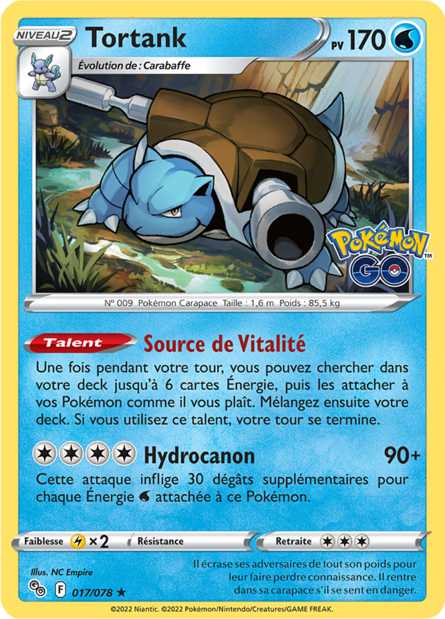 Tortank (Pokémon GO 017) — Poképédia