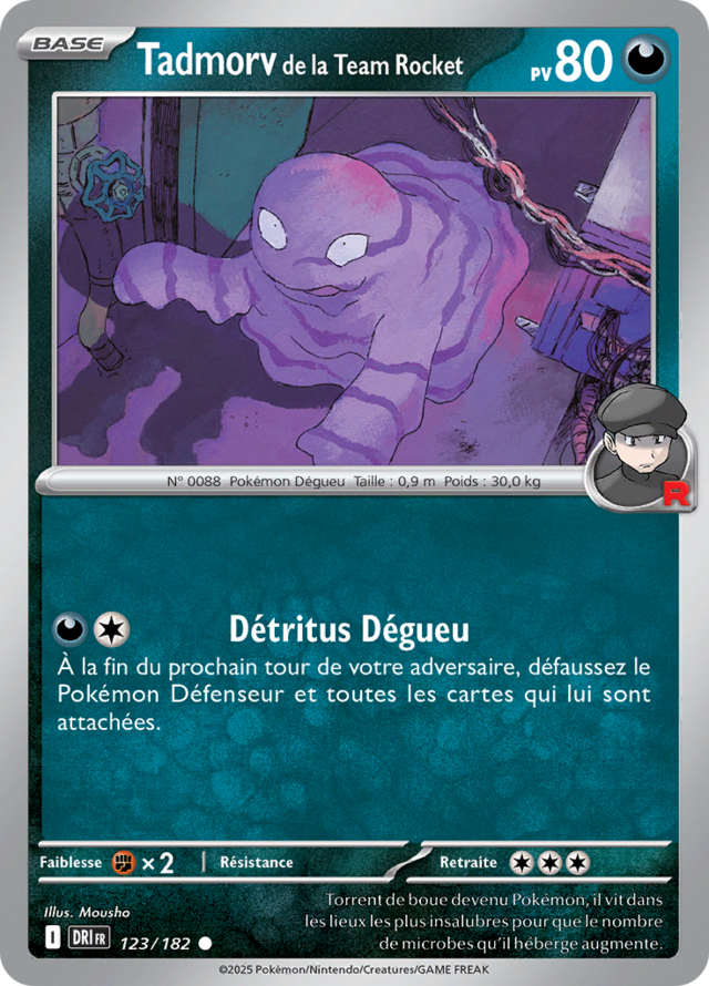 Tadmorv de la Team Rocket (Écarlate et Violet Rivalités Destinées 123 ...