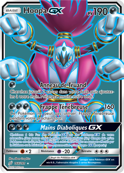 Hoopa-GX (Soleil et Lune Duo de Choc 166) — Poképédia