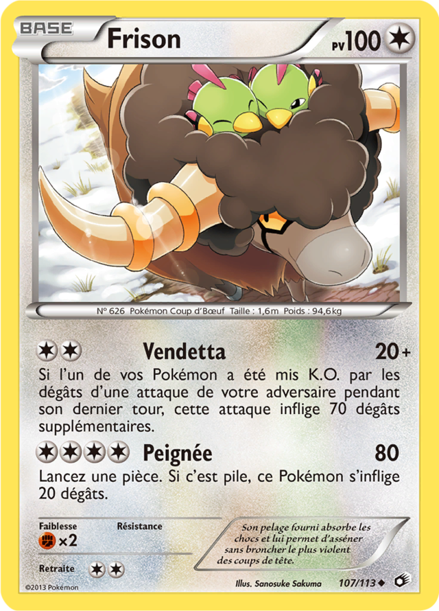 Frison (Noir & Blanc Trésors Légendaires 107) — Poképédia