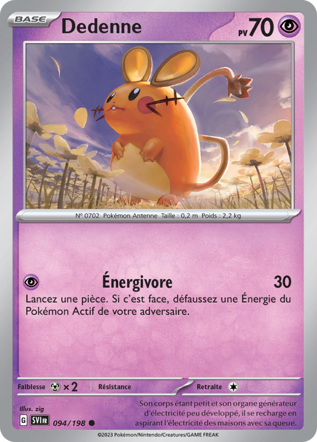 Dedenne Écarlate Et Violet 094 — Poképédia