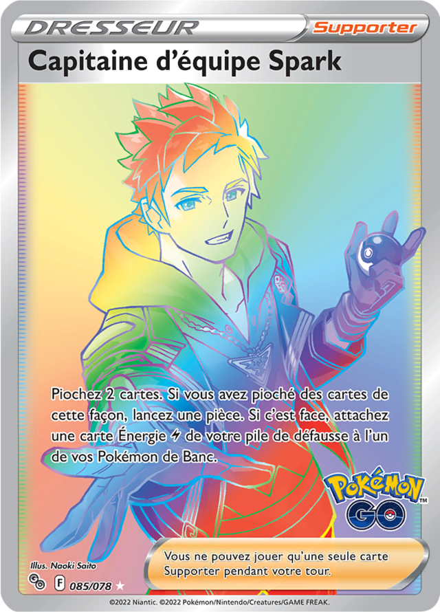 Capitaine d'équipe Spark (Pokémon GO 085) — Poképédia