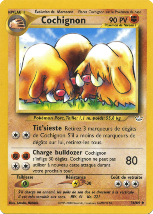 Cochignon (Neo Revelation 36) — Poképédia