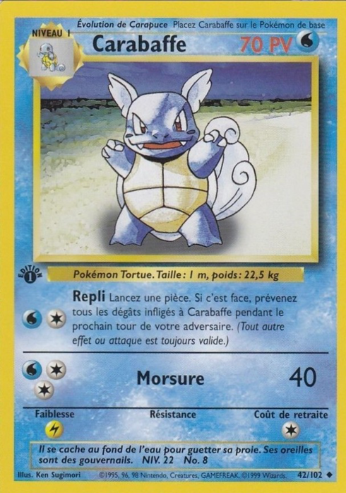 Carabaffe (Set de Base 42) — Poképédia
