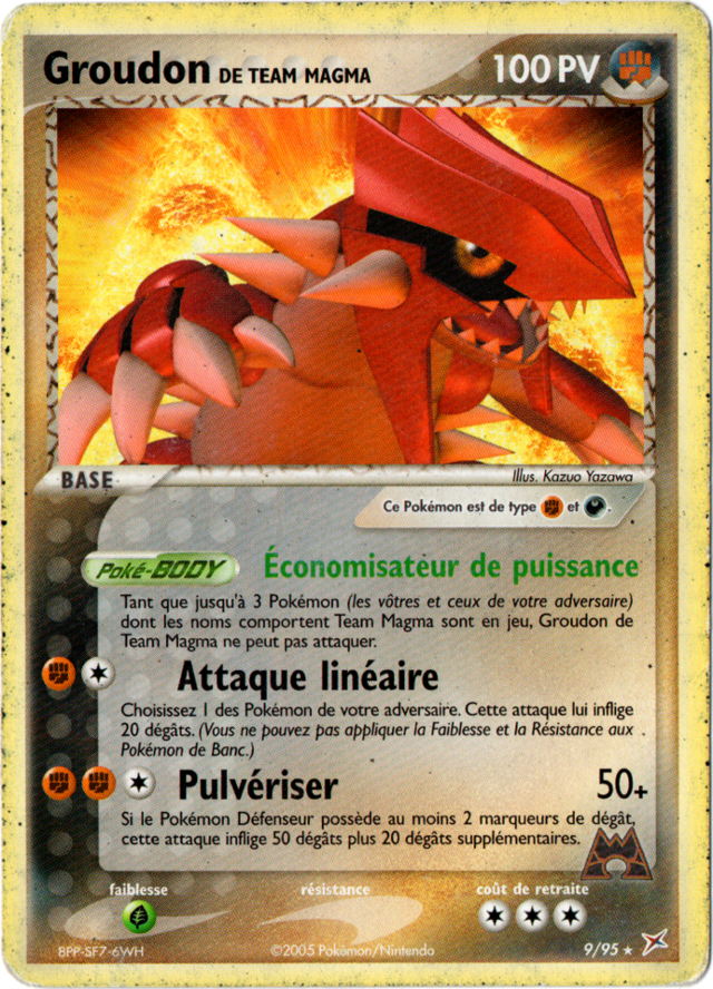 Groudon de Team Magma (EX Team Magma VS Team Aqua 9) — Poképédia