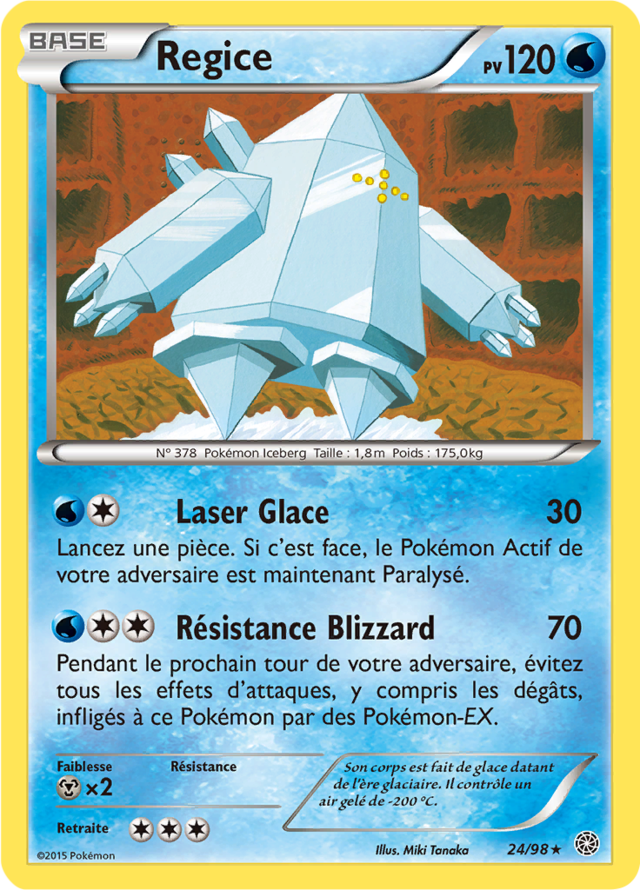 Regice (XY Origines Antiques 24) — Poképédia