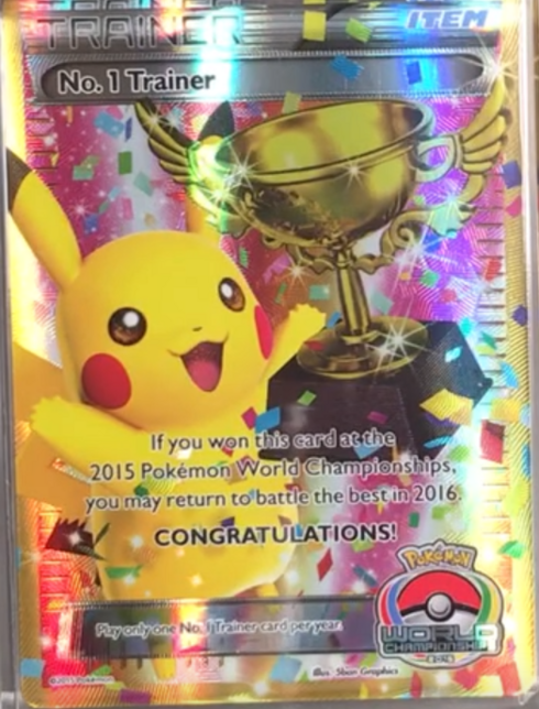 No. 1 Trainer (World Championships 2015) — Poképédia
