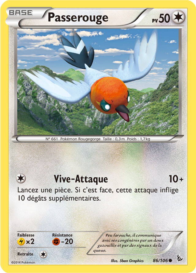 Passerouge (XY Étincelles 86) — Poképédia