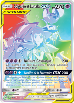 Solgaleo et Lunala-GX (Soleil et Lune Éclipse Cosmique 254) — Poképédia