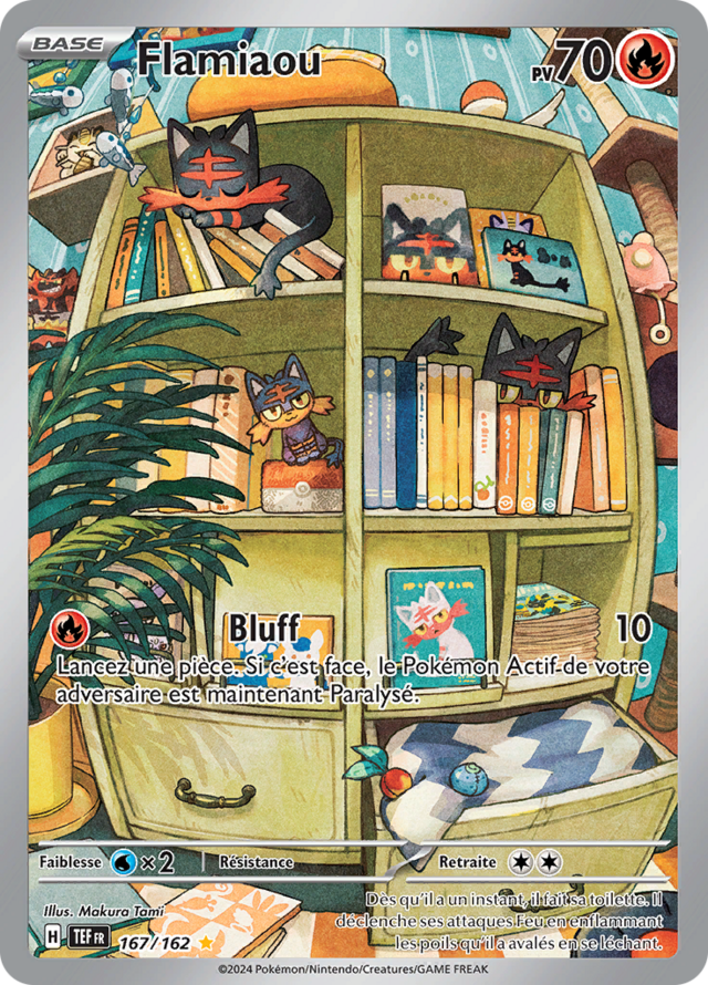 Flamiaou (Écarlate et Violet Forces Temporelles 167) — Poképédia