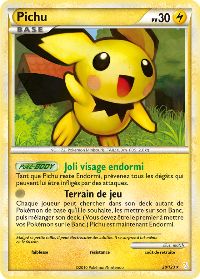 Pichu (HeartGold & SoulSilver 28) — Poképédia