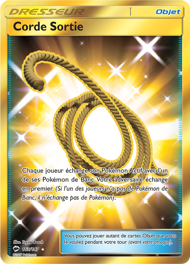 Corde Sortie (Soleil et Lune Ombres Ardentes 163) — Poképédia