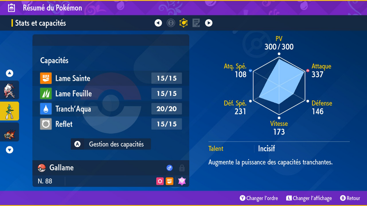 Incisif — Poképédia