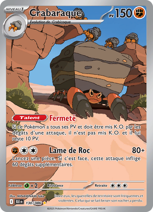 Crabaraque (Écarlate et Violet Foudre Noire 130) — Poképédia