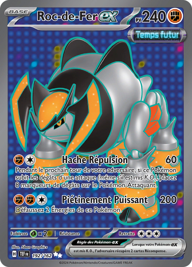 Roc-de-Fer-ex (Écarlate et Violet Forces Temporelles 192) — Poképédia