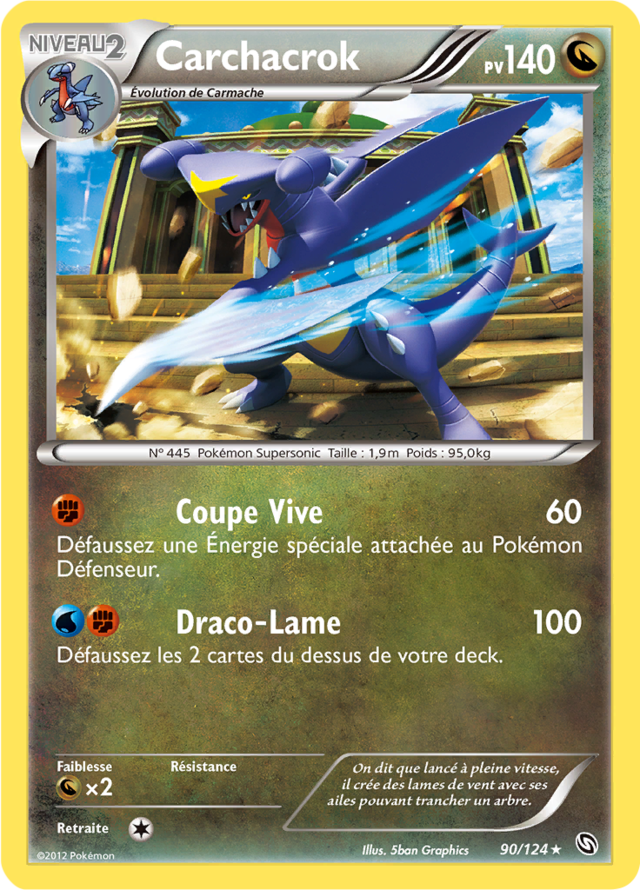Carchacrok (Noir & Blanc Dragons Exaltés 90) — Poképédia