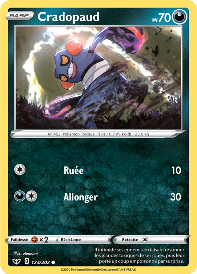 Cradopaud (Épée et Bouclier 123) — Poképédia