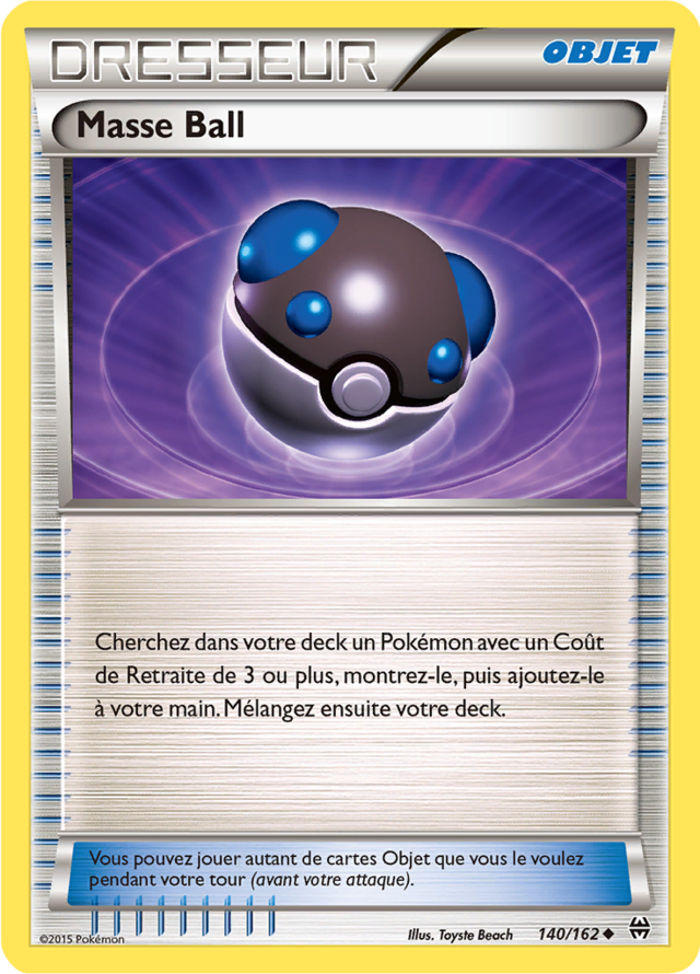 Masse Ball (XY Impulsion TURBO 140) — Poképédia