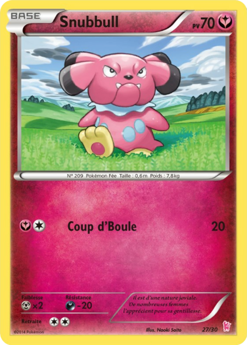 Snubbull (XY Kit du Dresseur Nymphali 27) — Poképédia