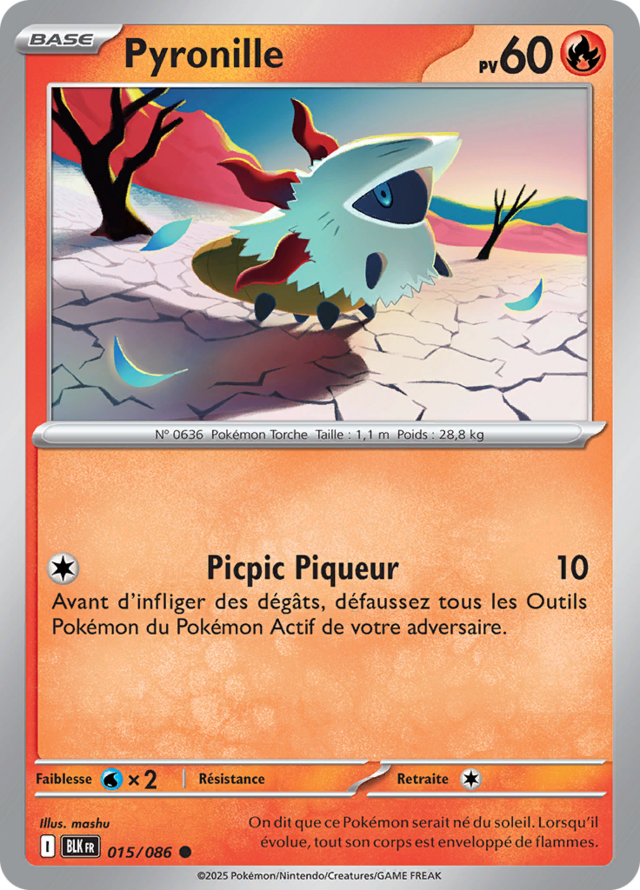Pyronille (Écarlate et Violet Foudre Noire 015) — Poképédia