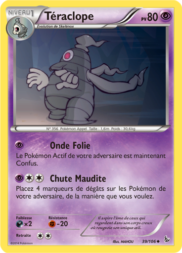 Téraclope (XY Étincelles 39) — Poképédia