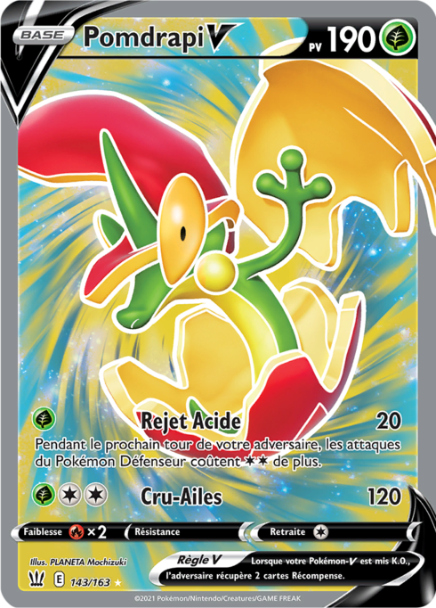 Pomdrapi-V (Épée et Bouclier Styles de Combat 143) — Poképédia