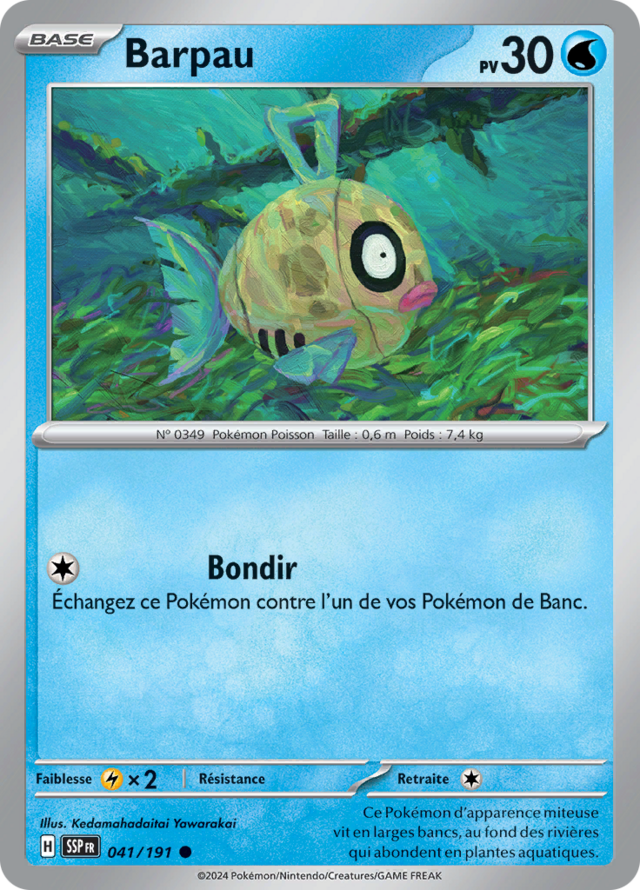Barpau (Écarlate et Violet Étincelles Déferlantes 041) — Poképédia