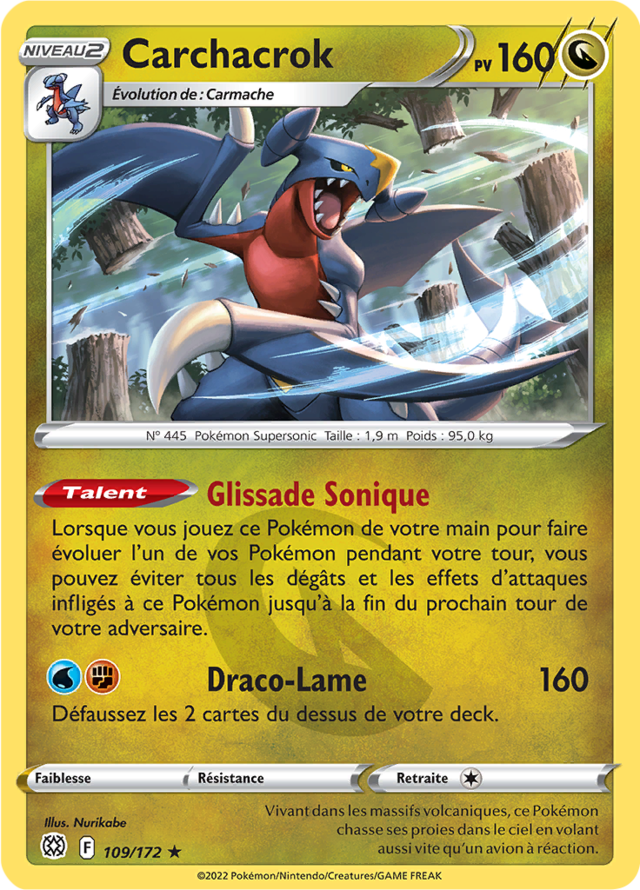 Carchacrok (Épée et Bouclier Stars Étincelantes 109) — Poképédia