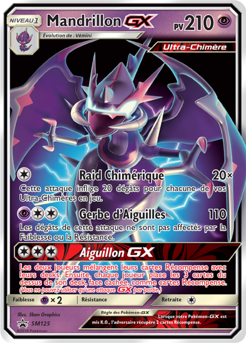 Mandrillon-GX (Promo SM 125) — Poképédia