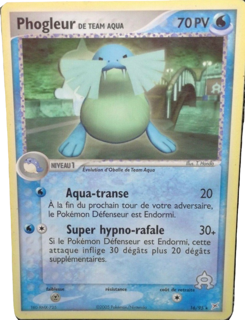 Phogleur de Team Aqua (EX Team Magma VS Team Aqua 16) — Poképédia